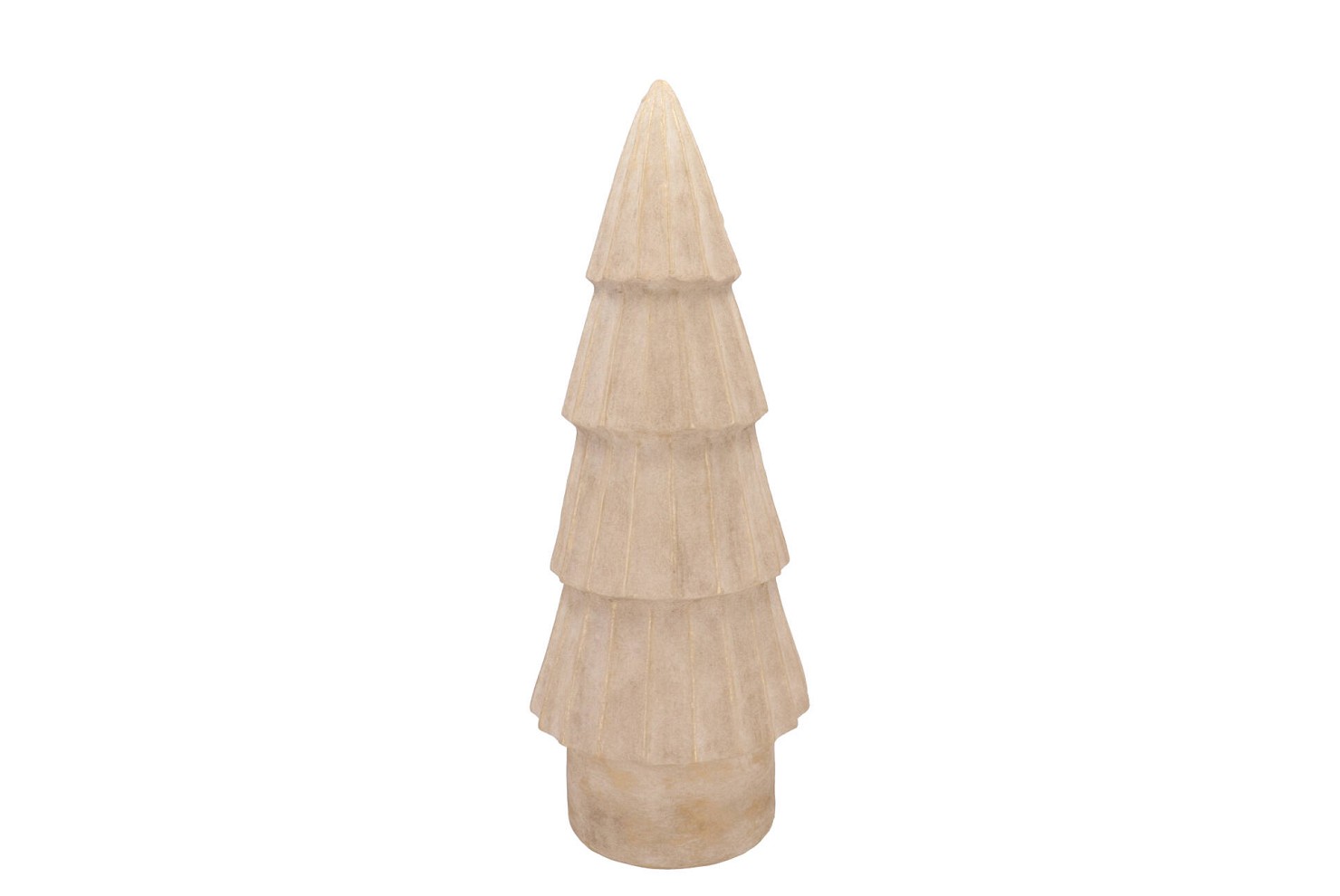 PORTO PINE TREE ANTIQUE GOLD 21X21X50CM NM | Daan Kromhout