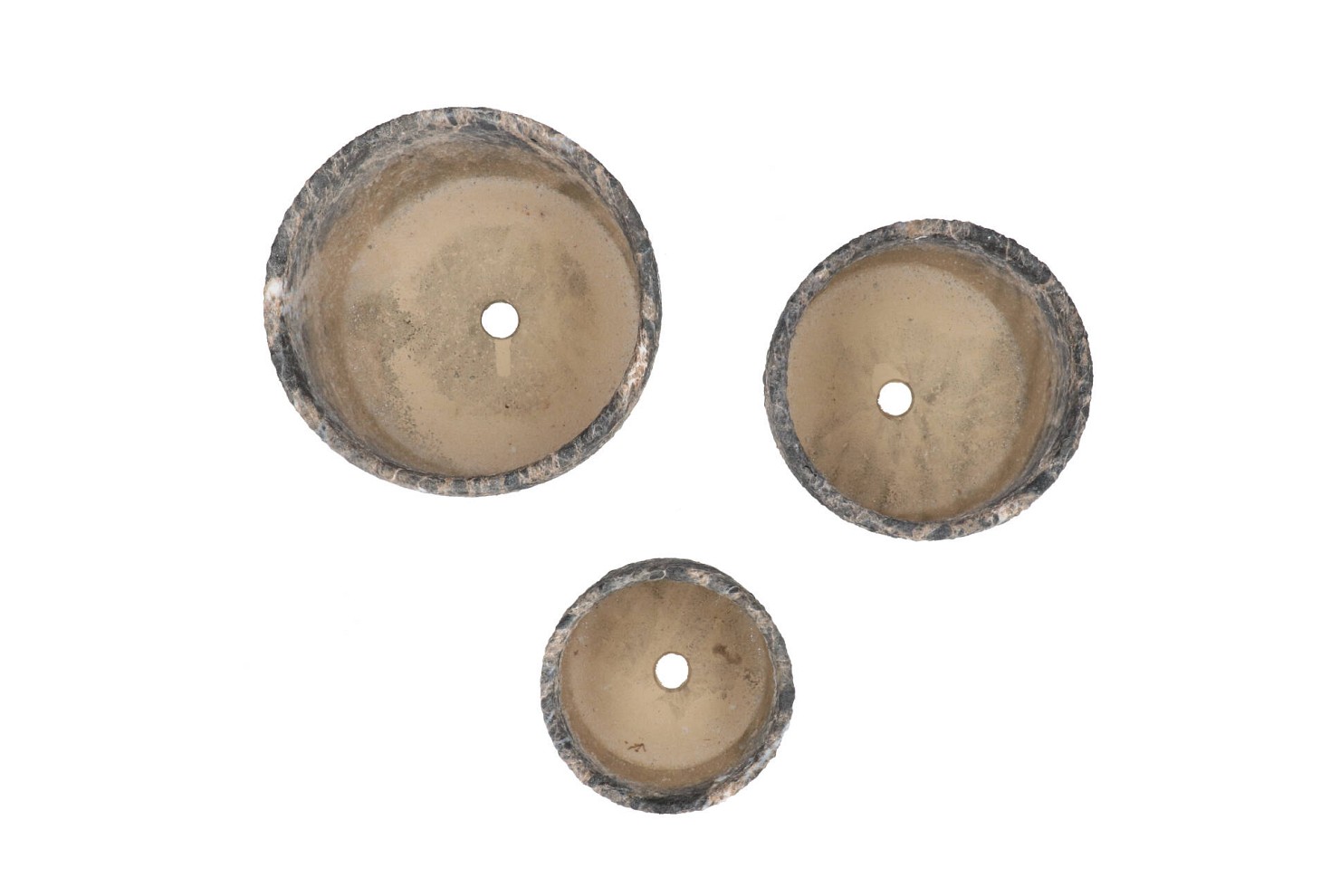 MONTY GREY POT CILINDER S/3 20X19/18X16/14X13CM | Daan Kromhout
