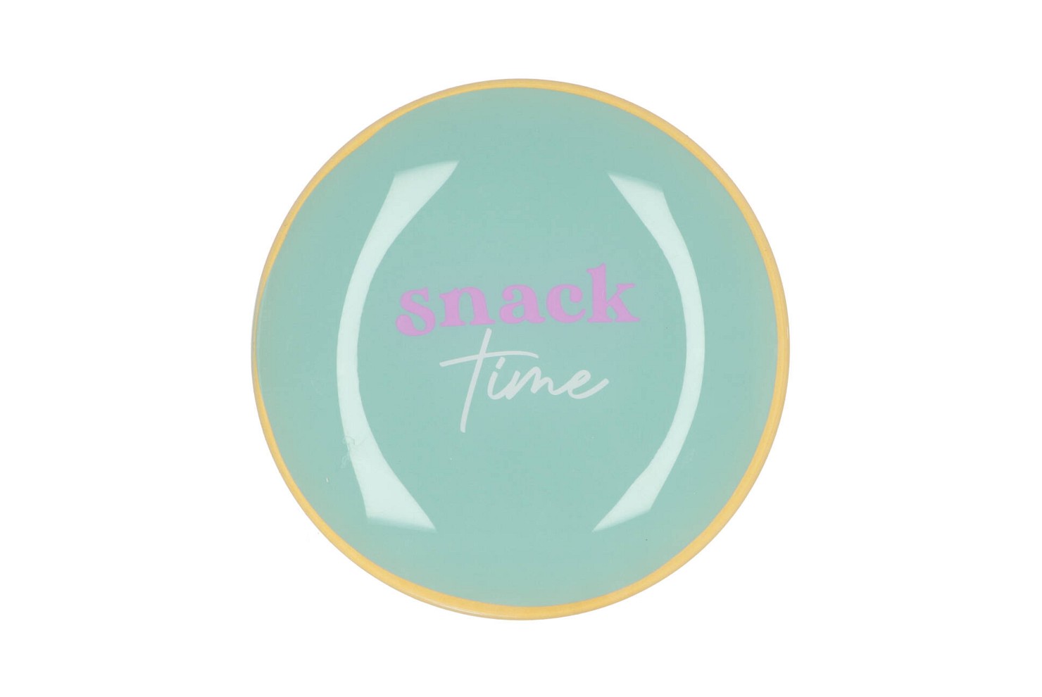 PLATE ROUND SNACK TIME 18X18X2CM | Daan Kromhout