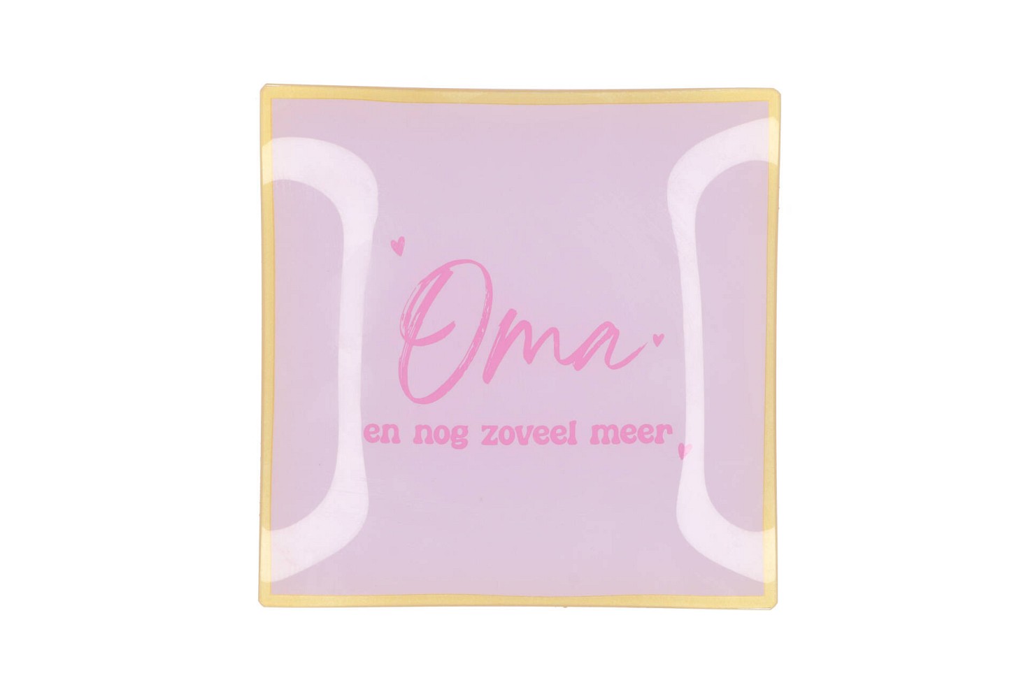 PLATE SQUARE OMA EN NOG VEEL MEER 18X18X2CM | Daan Kromhout